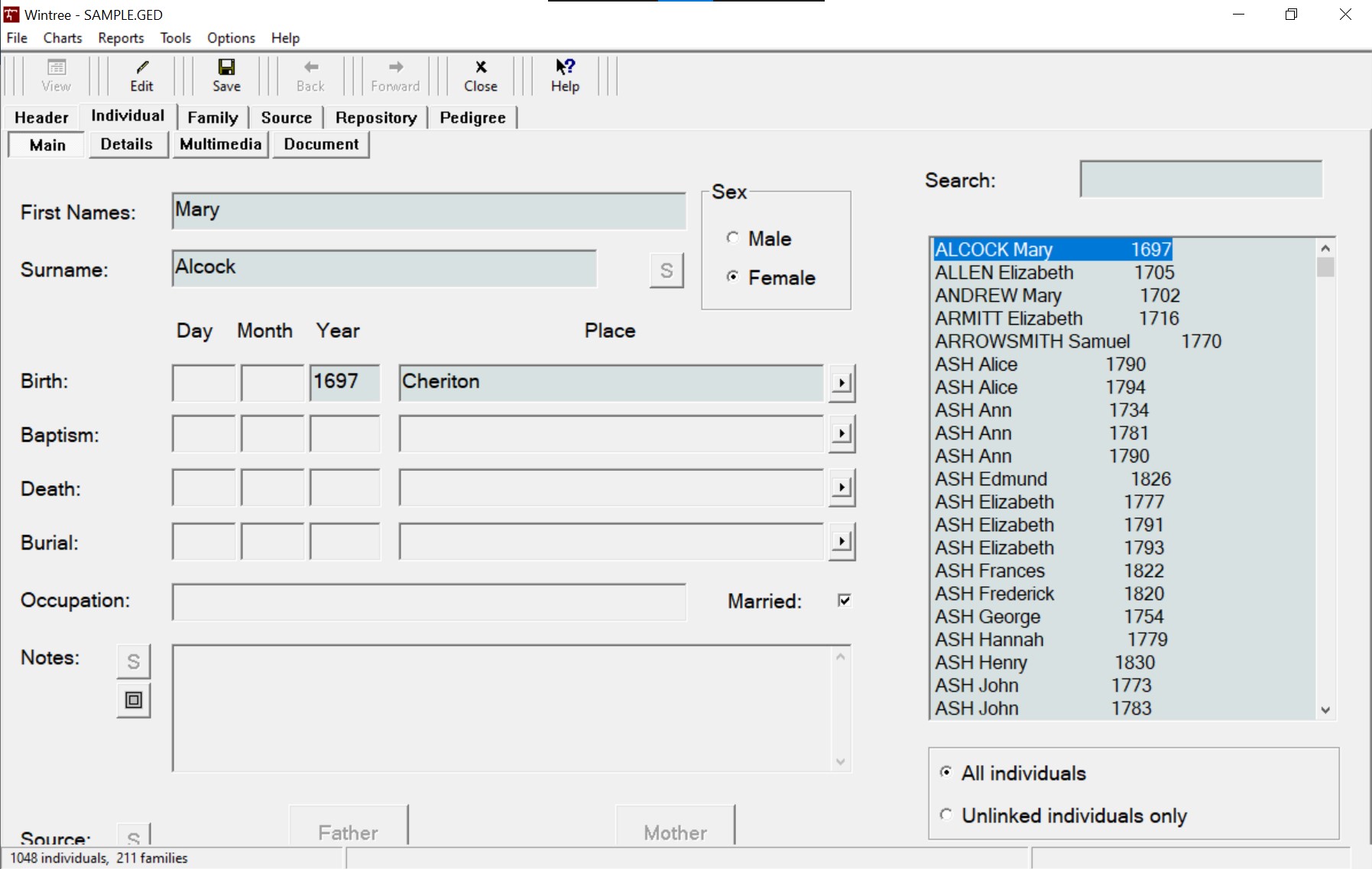 Download Wintree Family Tree latest version for Windows free